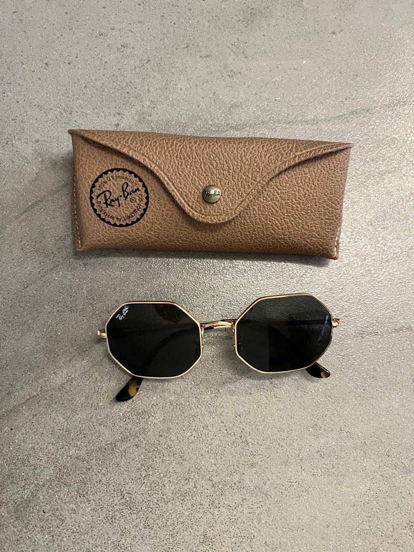 New Ray Ban Octagon Sunglasses, Women's Fashion, Watches & Accessories ...