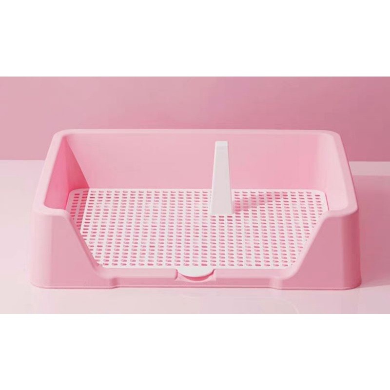 Rectangular litter pan pet pee tray with backing removable grid, Pet ...
