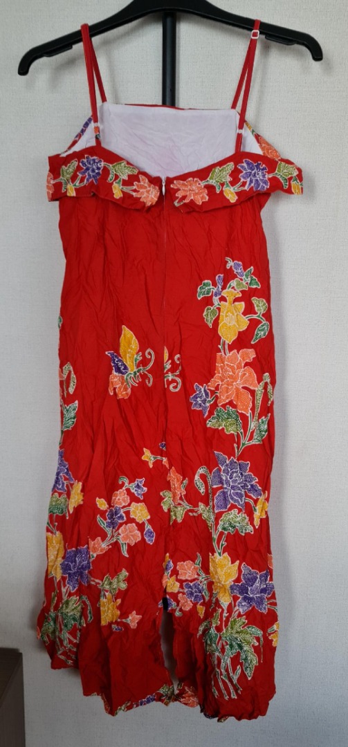 Red batik dress, Women's Fashion, Dresses & Sets, Dresses on Carousell