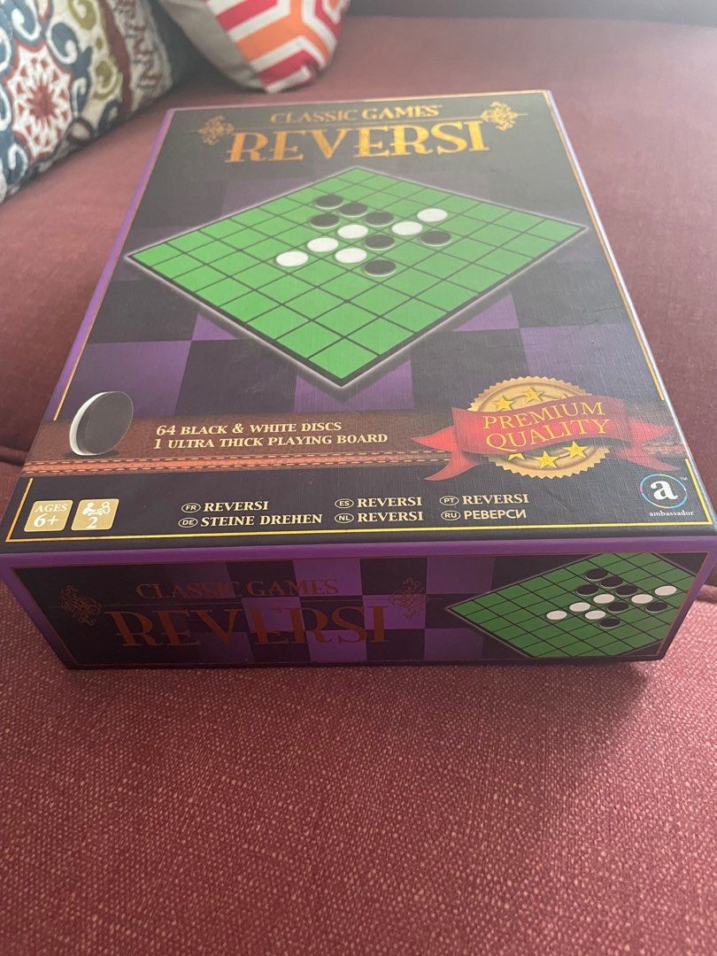 Reversi Classic games Board game, Hobbies & Toys, Toys & Games on Carousell