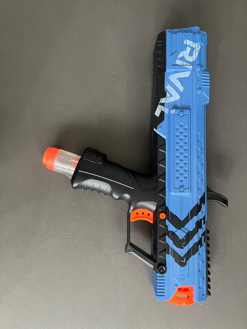 rival nerf gun blue, Hobbies & Toys, Toys & Games on Carousell