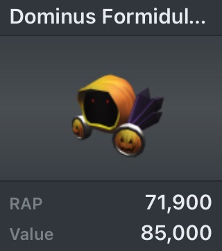 Roblox Limited: Dominus Formidulosus, 電子遊戲, 遊戲機配件, 遊戲週邊商品 - Carousell