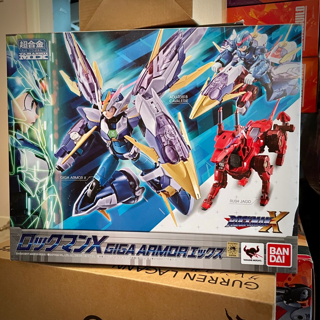 Rockman 洛克人 X Giga Armor series 超合金, 興趣及遊戲, 玩具 & 遊戲類 - Carousell