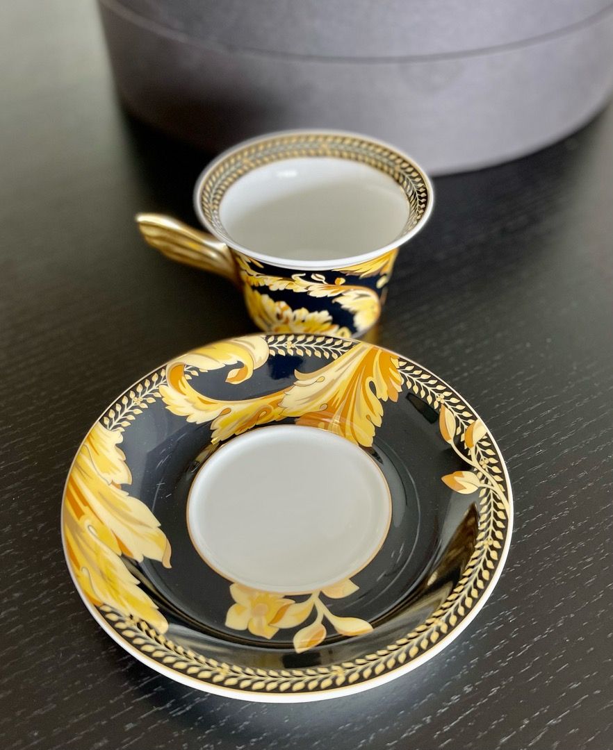 Rosenthal x Versace - Ikarus Vanity set - 6 cups and saucers, Furniture ...