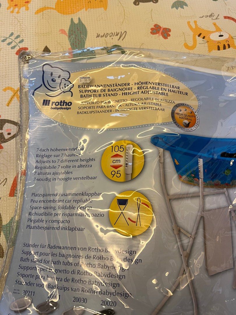 Rotho bathtub stand, Babies & Kids, Bathing & Changing, Baby Toiletries ...