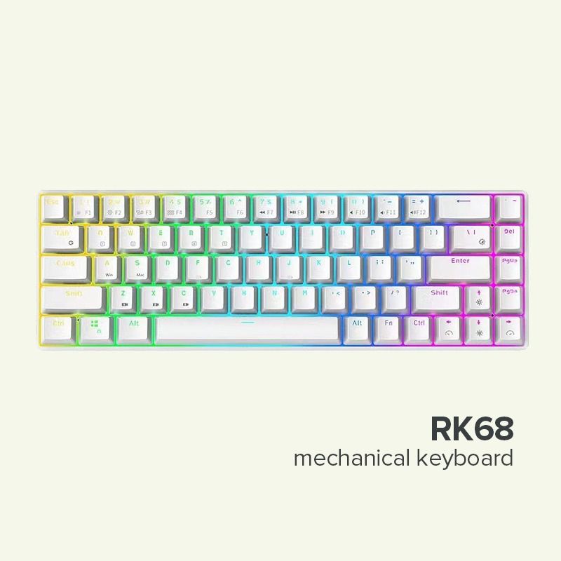 Royal Kludge RK68 mechanical keyboard rgb hotswap, Computers & Tech, Parts & Accessories ...