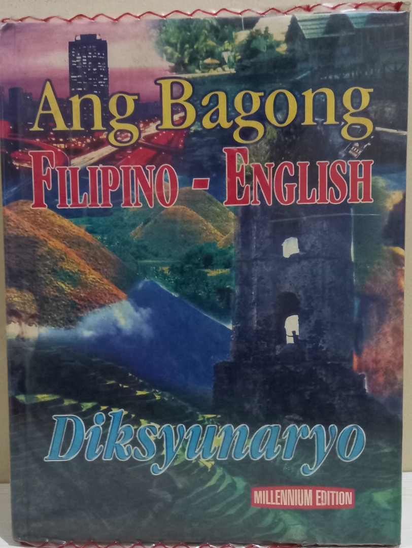 SALE 329 Hard Cover Ang Bagong Filipino - English Diksyunaryo Millenium ...