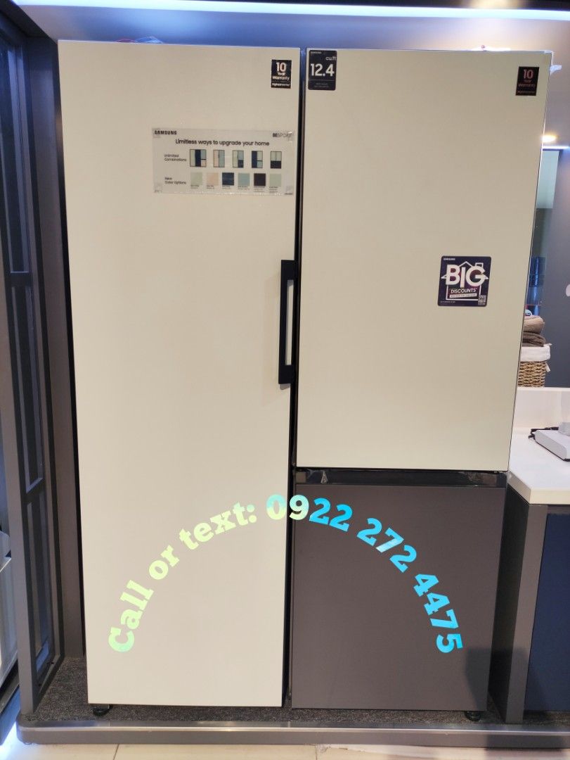 Samsung Bespoke Refrigerator RB33T307026/TC 12.4 cu.ft. RZ32T744501/TC 11.4 cu.ft, TV & Home ...