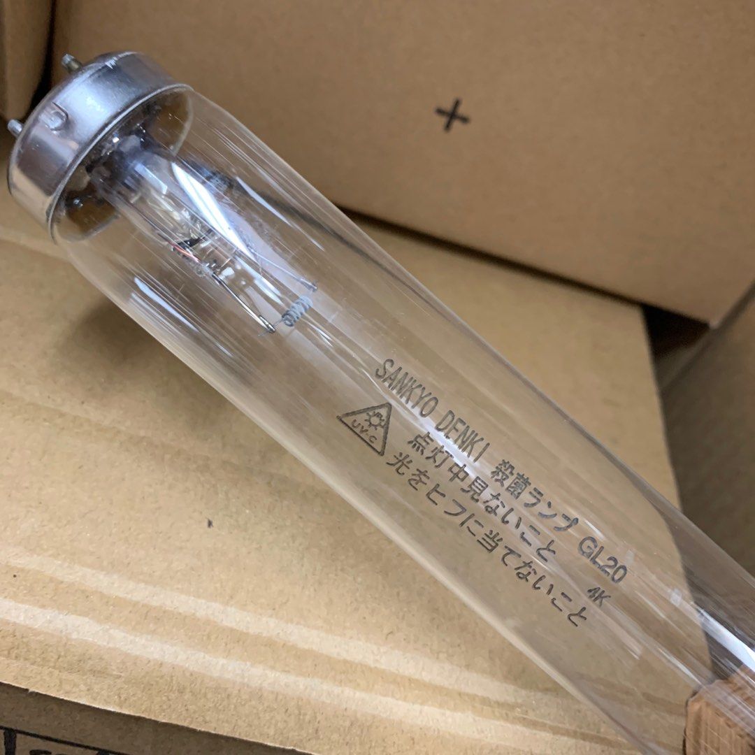 Sankyo Denki GL20 20w 長度 23吋 半 Germicidal UVC UV-C 殺菌管 燈管 光管, 傢俬＆家居, 燈飾 ...