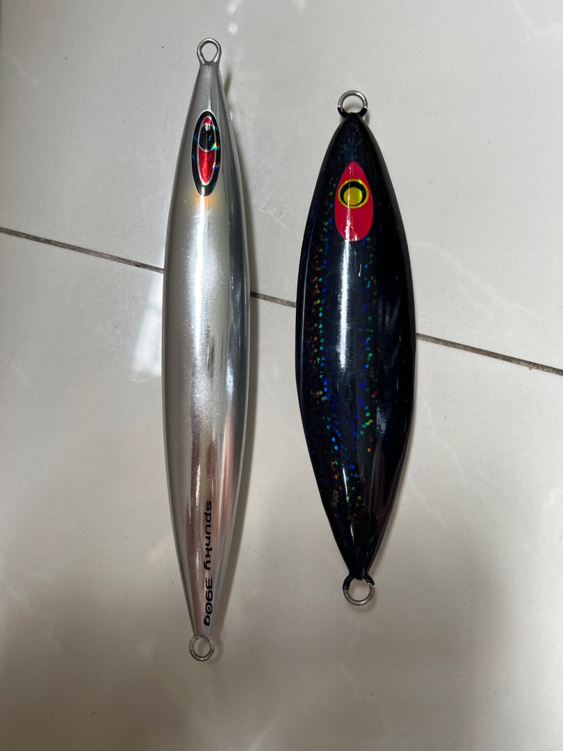 Seafloor Control Spunky 390g and Sea falcon 400g Slow Fall jigs, Sports Equipment, Fishing on ...