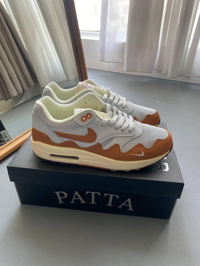 Sepatu Nike Air Max Airmax 1 Patta Monarch Original 100% BNIB, Fesyen ...