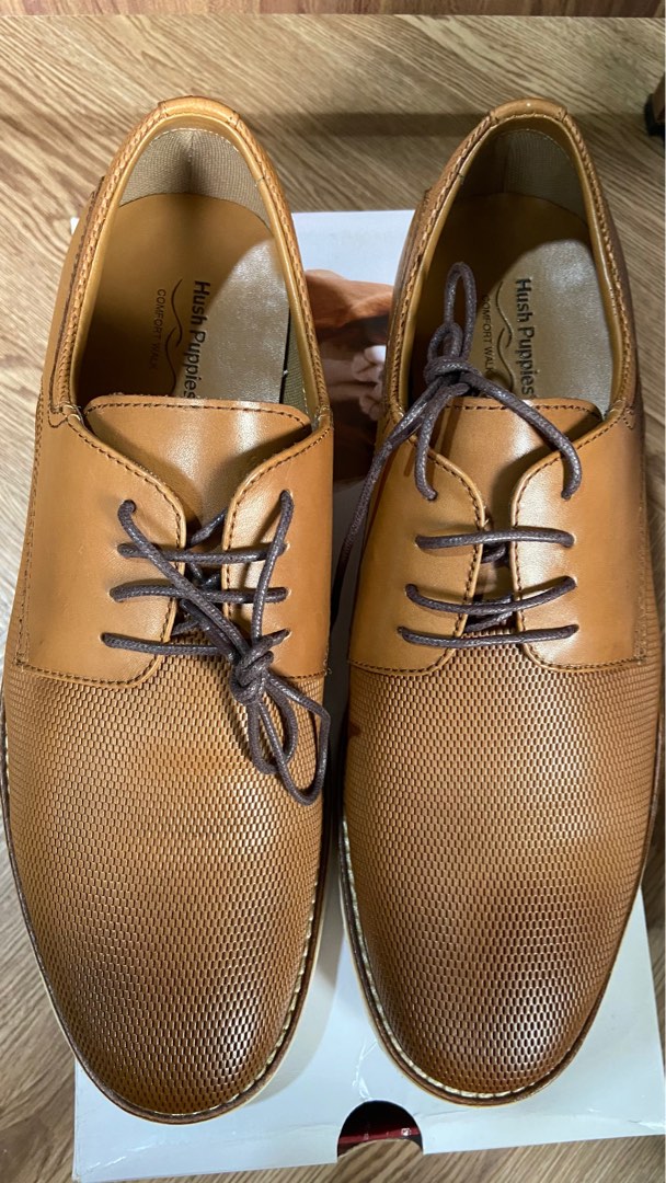 Sepatu Pria Men Shoes Hush Puppies Ukuran Size 43, Fesyen Pria, Sepatu ...