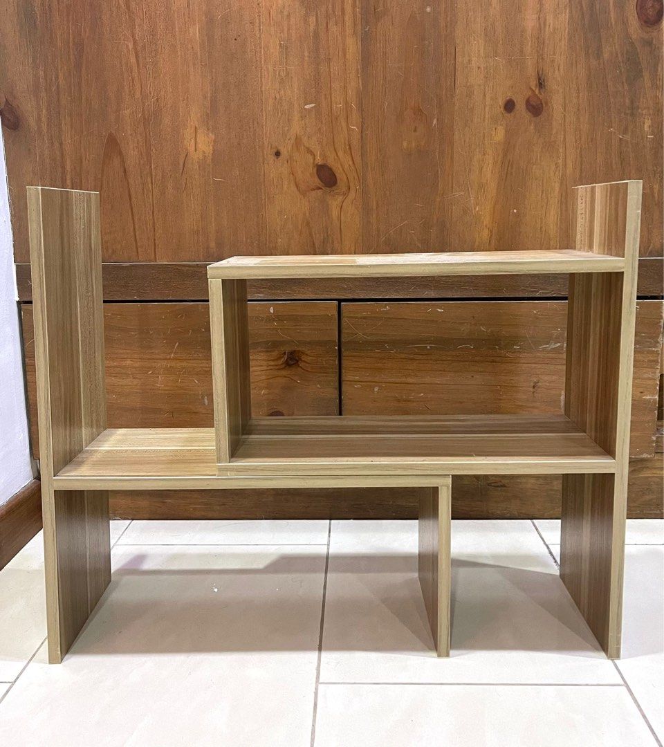 Set of 2 wooden racks/ shelves, Furniture & Home Living, Furniture ...