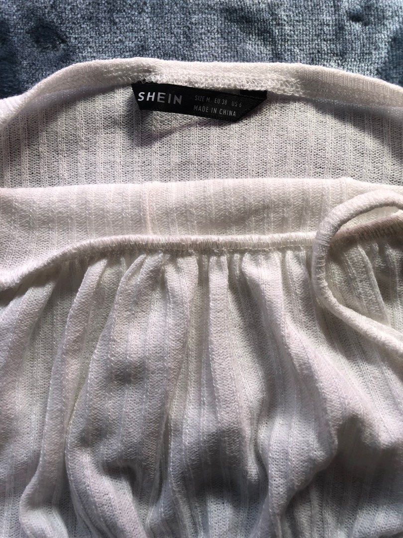 Shein crop sando top, Women's Fashion, Tops, Sleeveless on Carousell