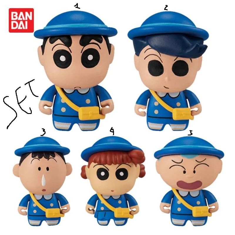 Shin Chan Kindergarten Uniform Anime Gashapon Cartoon Pvc Action Figure ...