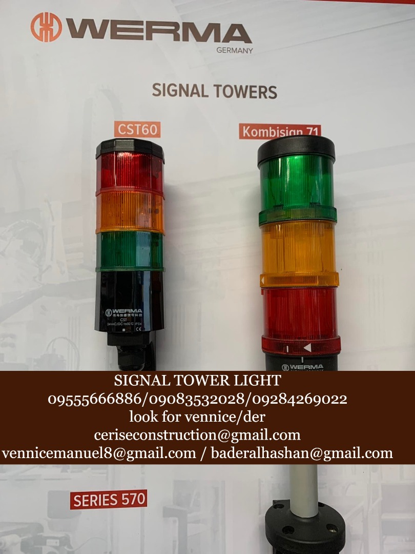 Signal tower light, Commercial & Industrial, Construction Tools ...