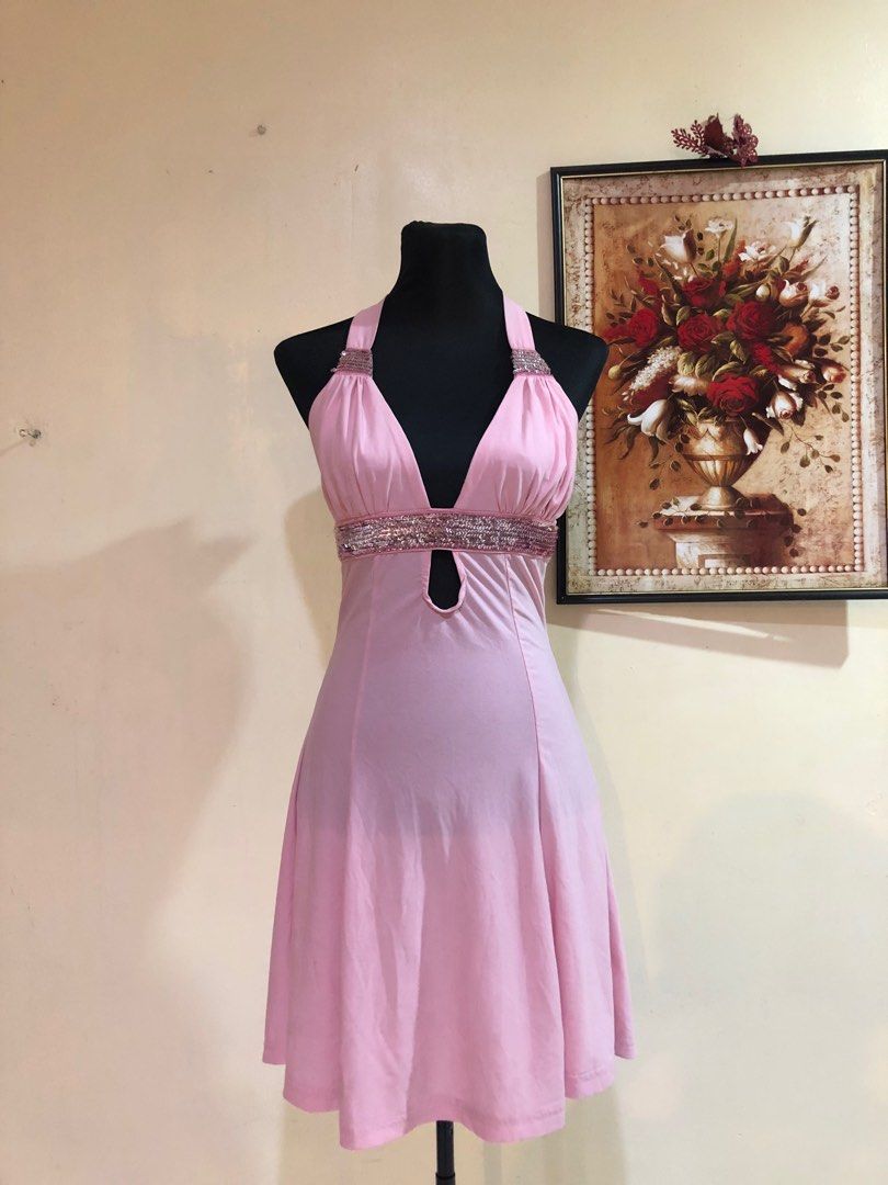 Simple Pink Dress, Women's Fashion, Dresses & Sets, Dresses on Carousell