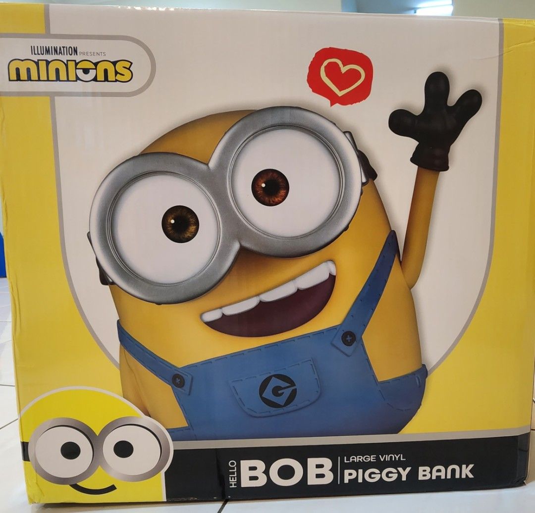 Singapore universal Limited edition minions piggy bank, Hobbies & Toys ...