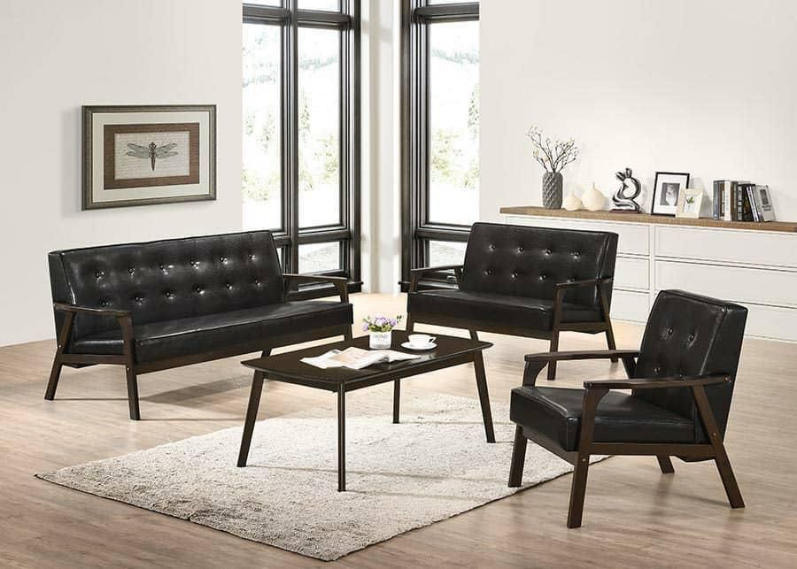 Sofa set kayu solid, Furniture & Home Living, Furniture, Sofas on Carousell