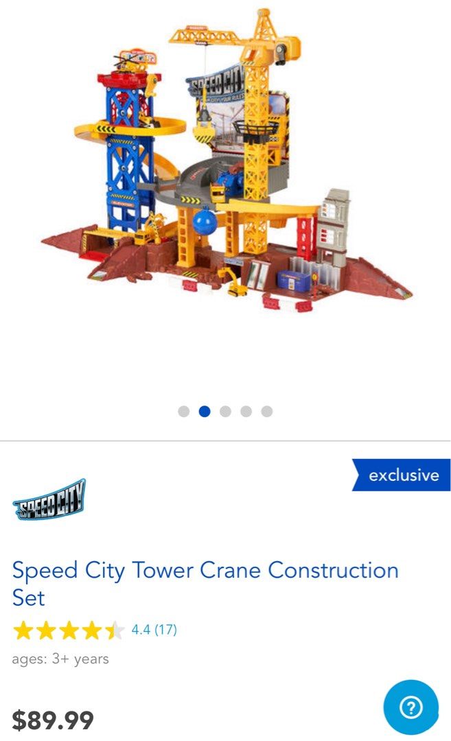 Speed City Tower Crane Construction Set, Hobbies & Toys, Toys & Games ...