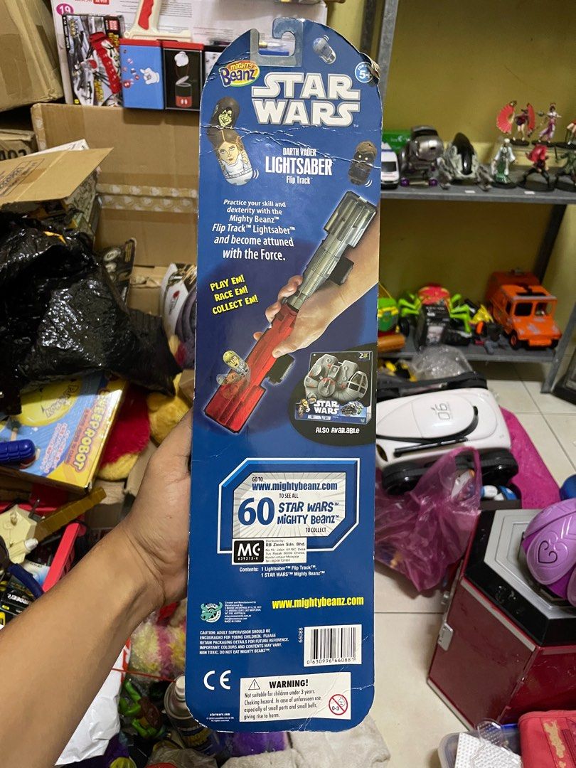 Star Wars Mighty Beanz Darth Vader Lightsaber Flip Track Exclusive Luke Series 2, Hobbies & Toys ...