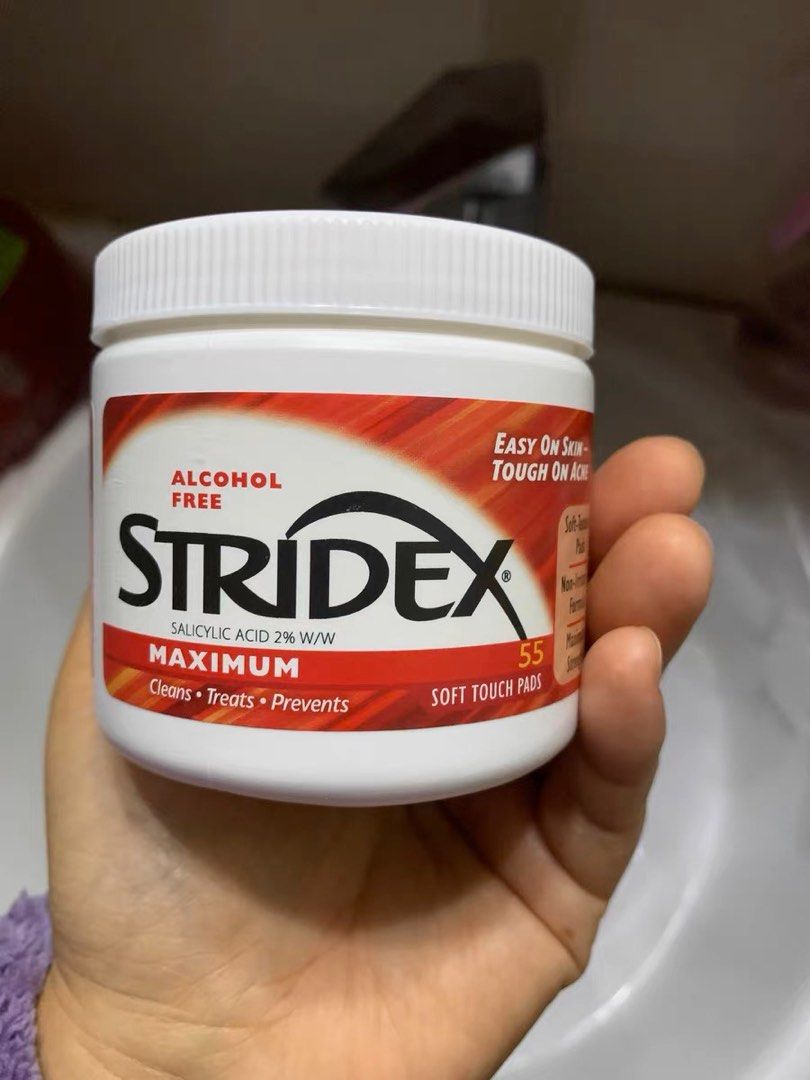 Stridex Single-Step Acne Control, Maximum, Alcohol Free, 55 Soft Touch Pads, Beauty & Personal ...