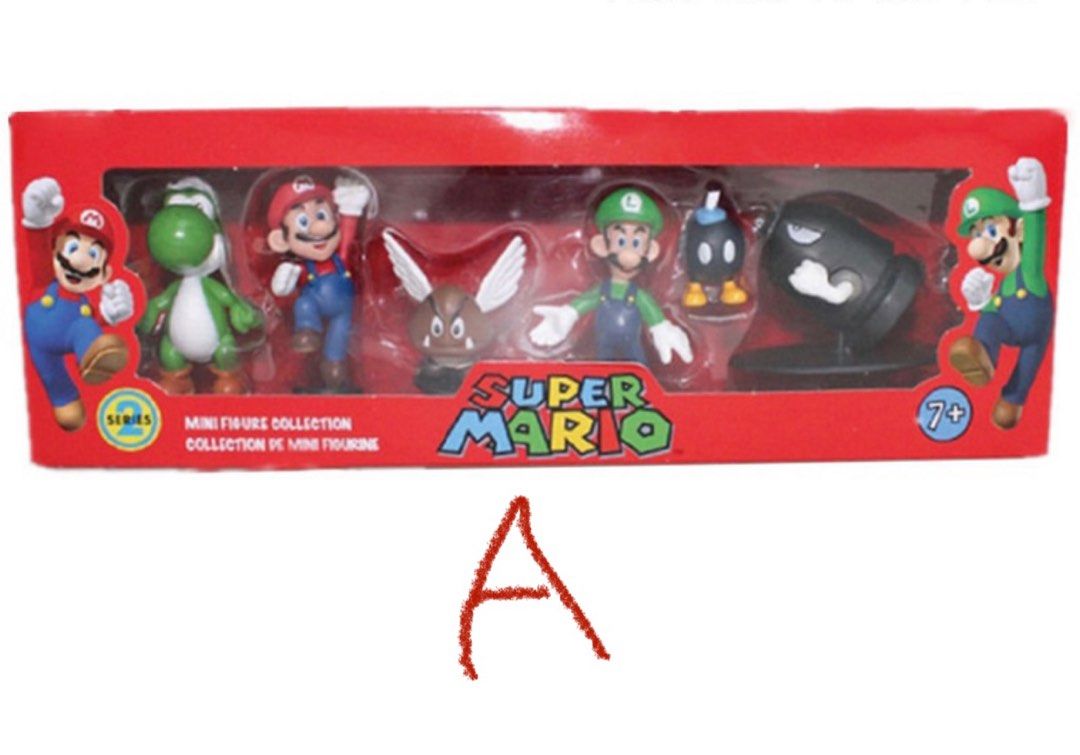 Set of 6 Super Mario Figurines , Hobbies & Toys, Memorabilia ...