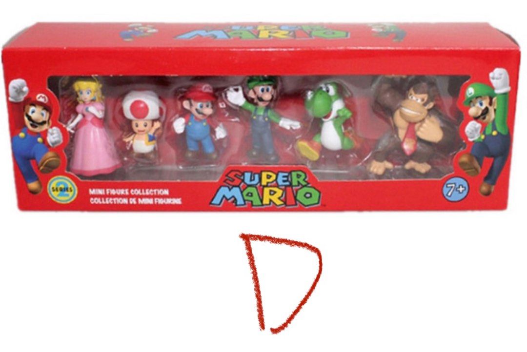 Set of 6 Super Mario Figurines , Hobbies & Toys, Memorabilia ...
