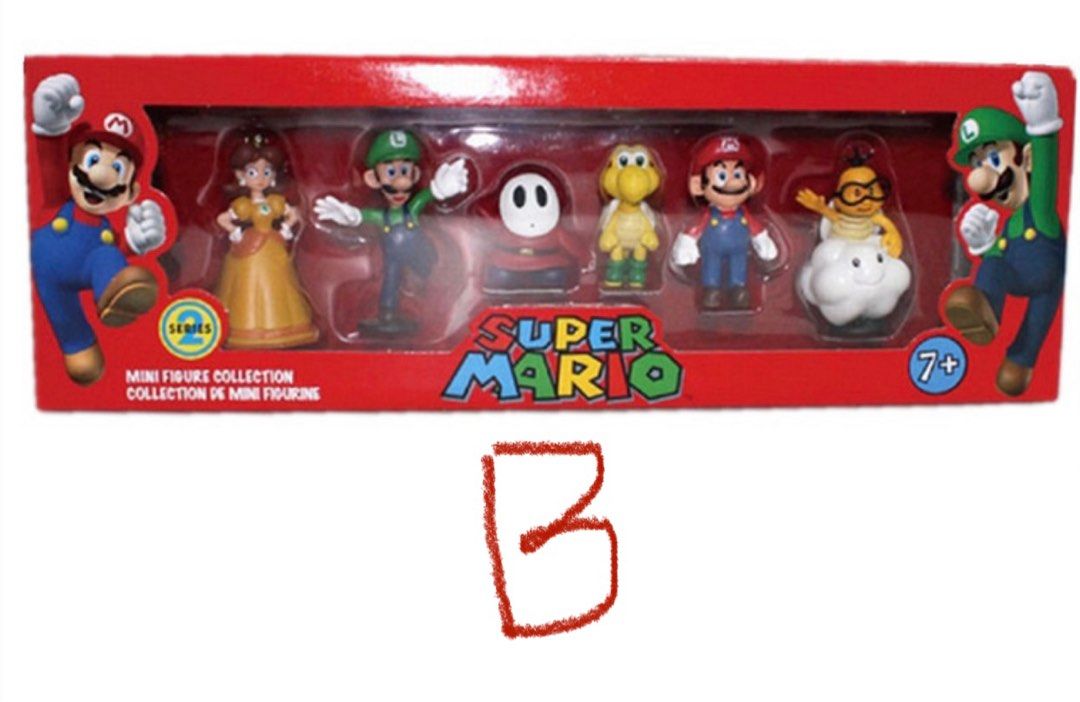 Set of 6 Super Mario Figurines , Hobbies & Toys, Memorabilia ...