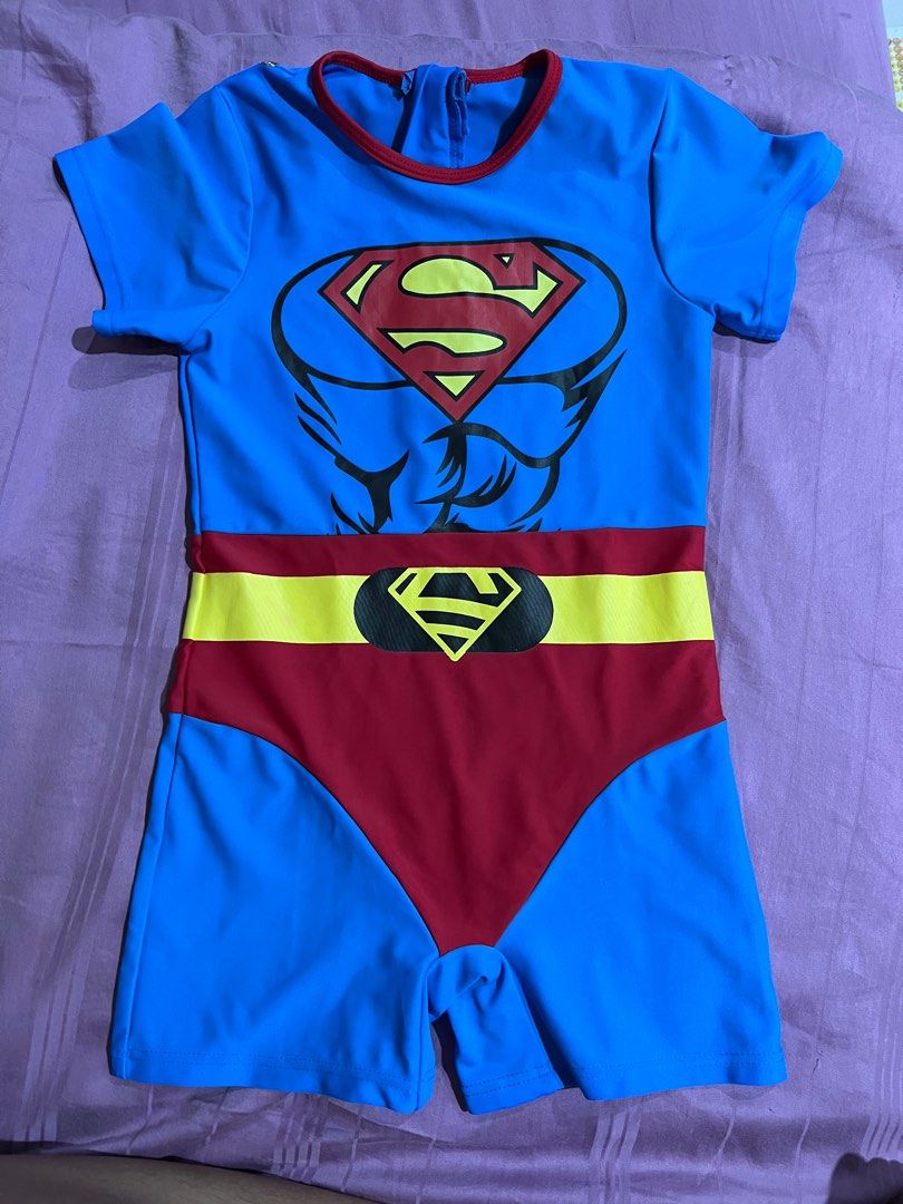 Superman swimsuit! Almost New!, Babies & Kids, Babies & Kids Fashion on ...