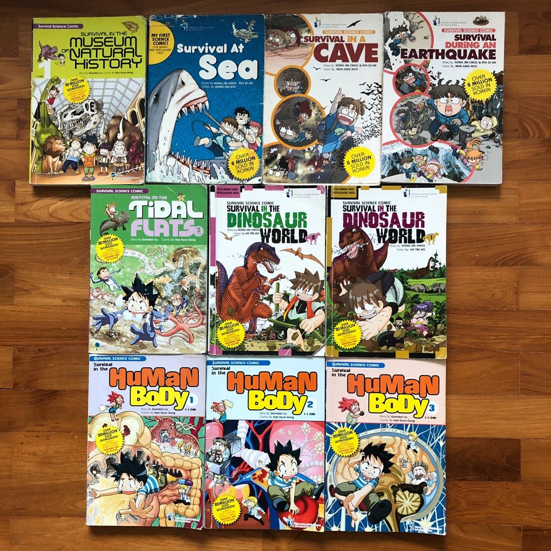 Survival Science comics manga suitable for primary school kids young ...