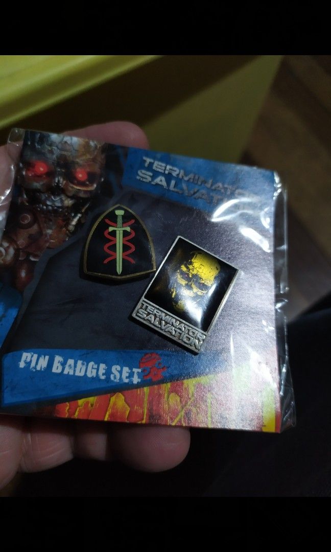 Terminator figure pin, Hobbies & Toys, Toys & Games on Carousell