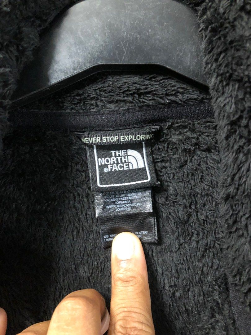 THE NORTH FACE TNF Osito Fleece Jacket Furry Sherpa 42x25 Medium, Women ...