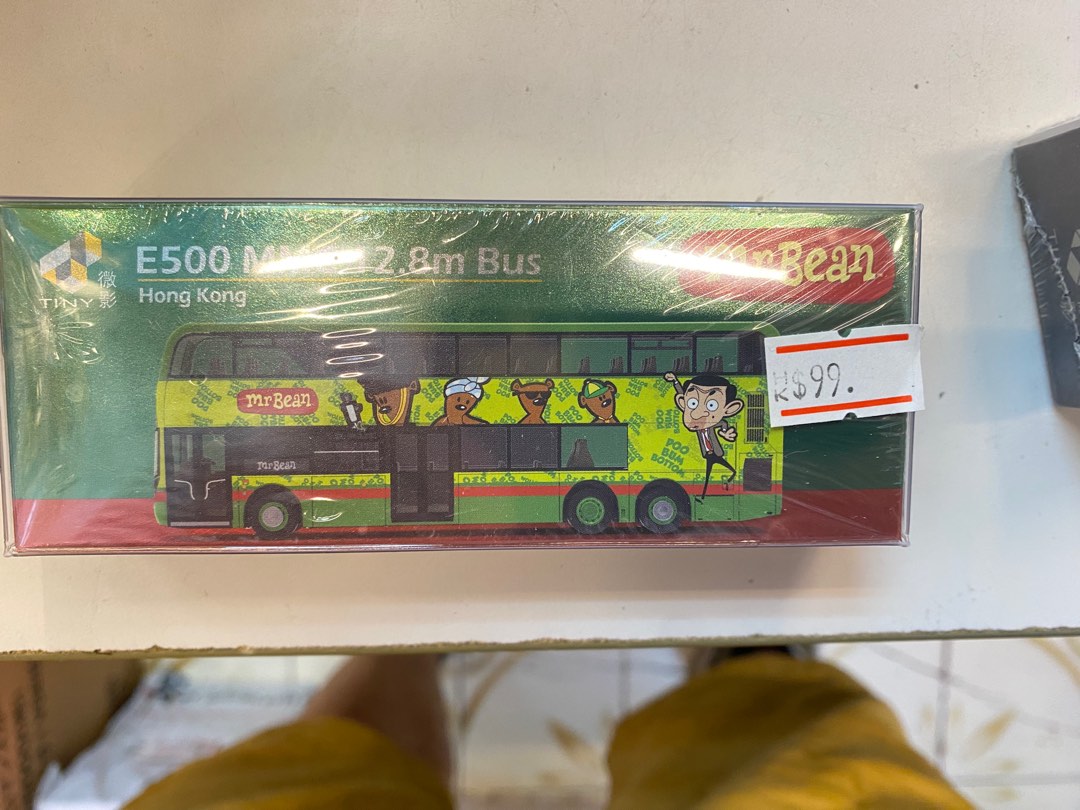 Tiny City Mr Bean E500 MMC 12.8 Bus, 興趣及遊戲, 玩具 & 遊戲類 - Carousell