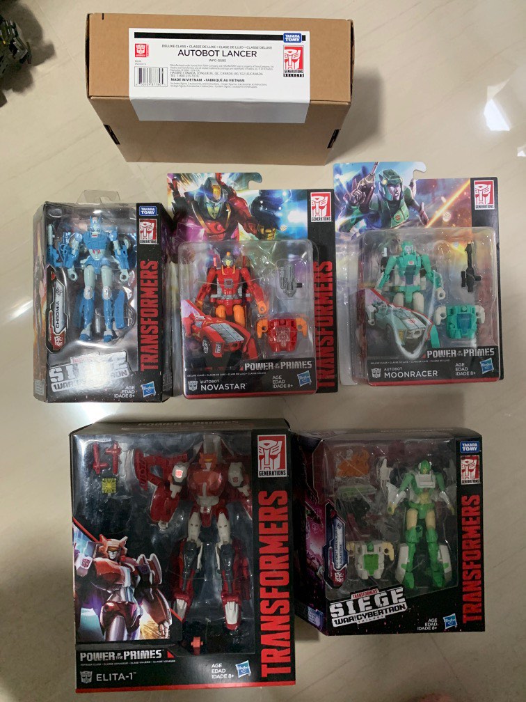 Transformers Elita1/ Chromia/ Moonracer/ Firestar/ Lancer/ Greenlight ...