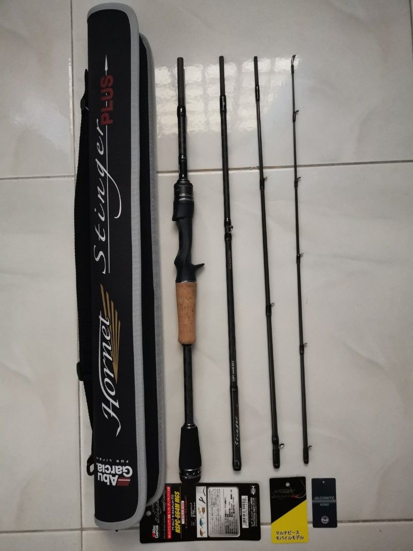 Travel Rod: Abu Garcia Bass (Casting), Hornet Stinger Plus, Sports Equipment, Fishing on Carousell