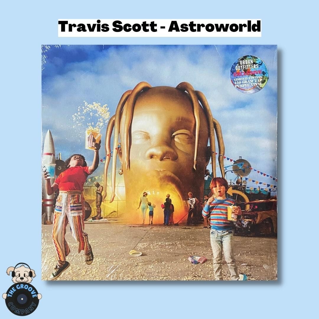 Travis Scott - Astroworld (VINYL RECORD LP), Hobbies & Toys, Music ...