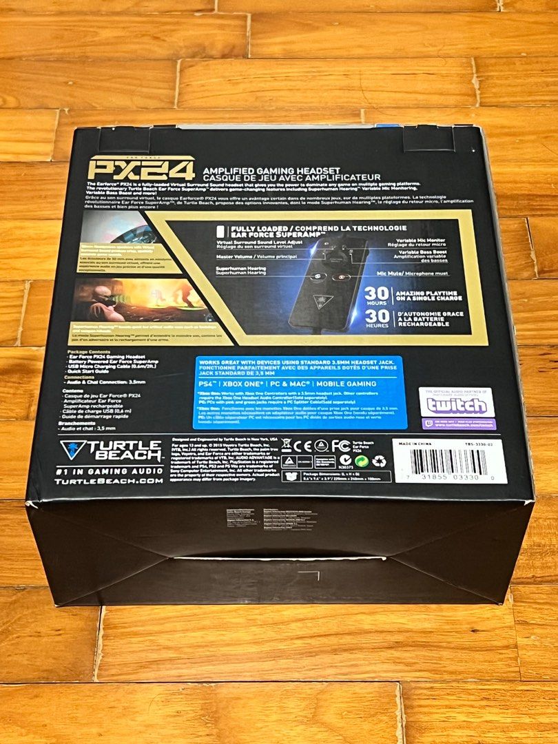 Turtle Beach Ear Force PX24 Gaming Headset (with Superhuman Hearing ...