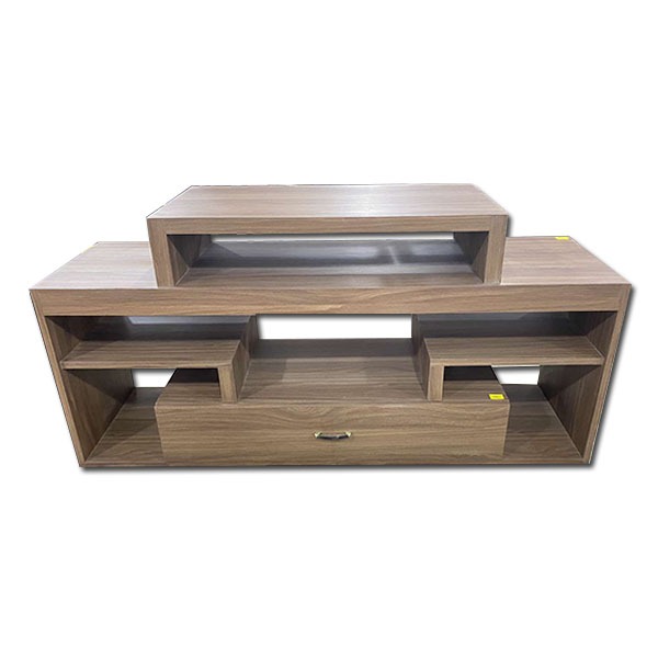 TV CONSOLE IN BROWN LAMINATED FINISH, Furniture & Home Living, Office ...