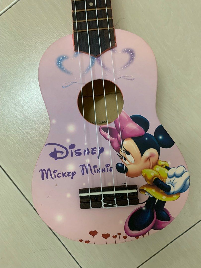 Ukulele Disney Mickey Minnie, Hobbies & Toys, Music & Media, Musical ...