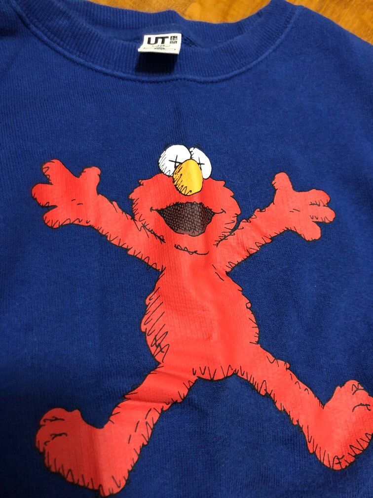 Uniqlo Kaws Kids Elmo Jumper, Babies & Kids, Babies & Kids Fashion on ...