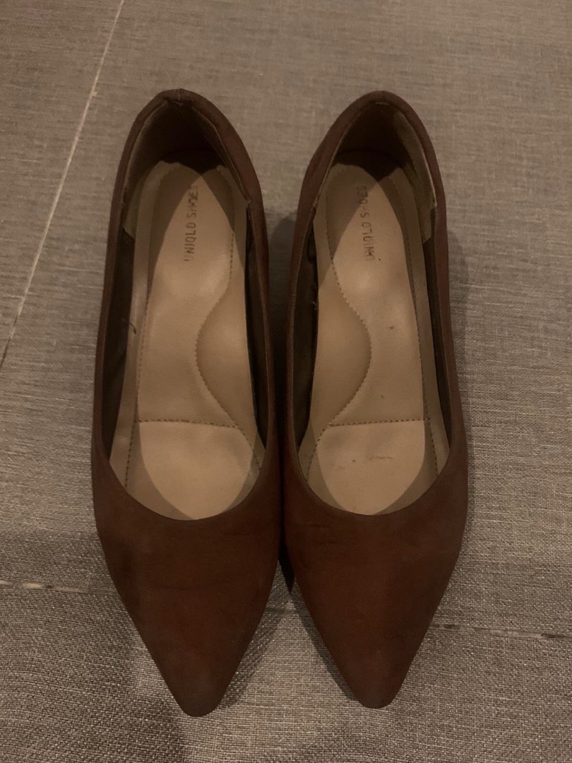 Uniqlo shoes, Women's Fashion, Footwear, Heels on Carousell