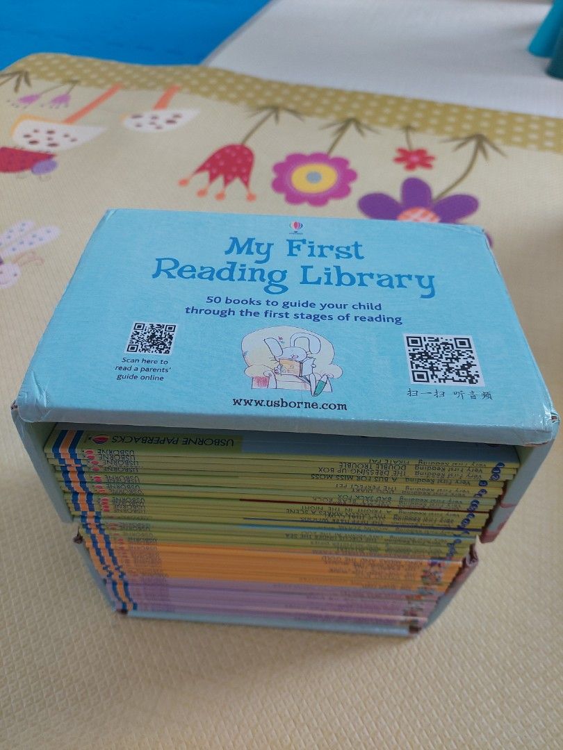 50 books Usborne First Reading Library, Hobbies & Toys, Books ...
