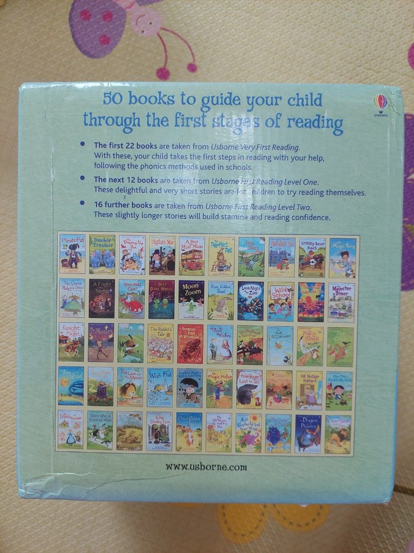 50 books Usborne First Reading Library, Hobbies & Toys, Books ...