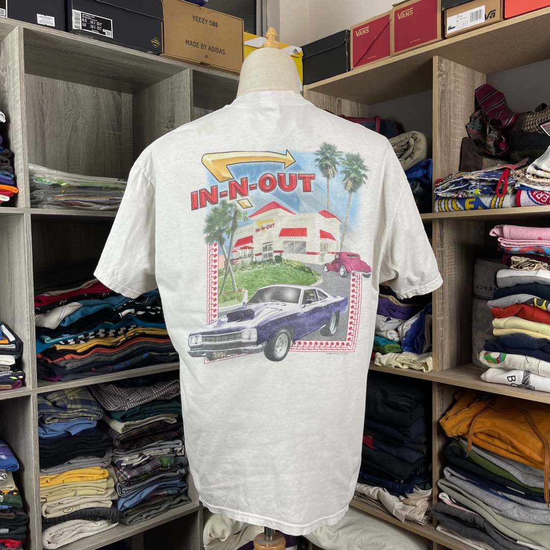 Vintage In N Out Burger, Men's Fashion, Tops & Sets, Tshirts & Polo ...