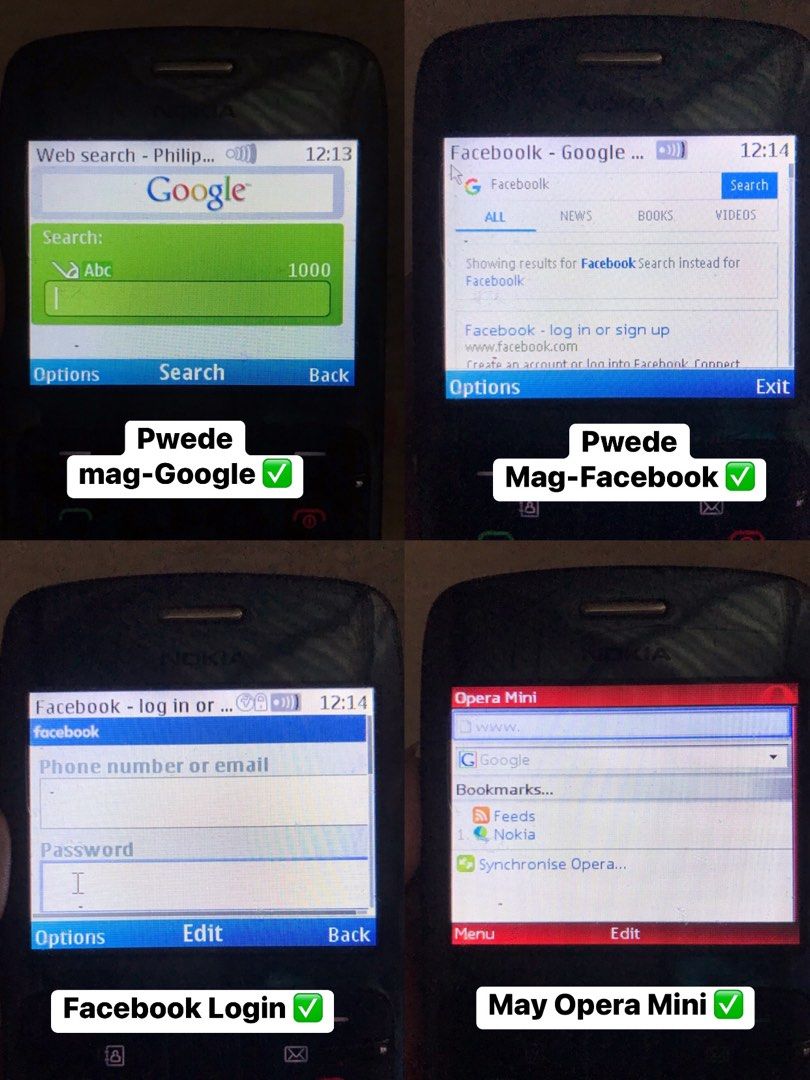 Vintage Original Nokia C3 2010 Slate Grey Keypad Phone Back up Phone ...