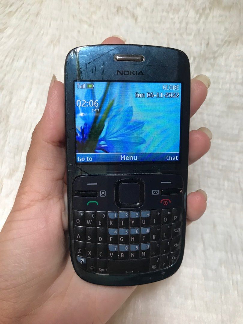 Vintage Original Nokia C3 2010 Slate Grey Keypad Phone Back up Phone ...