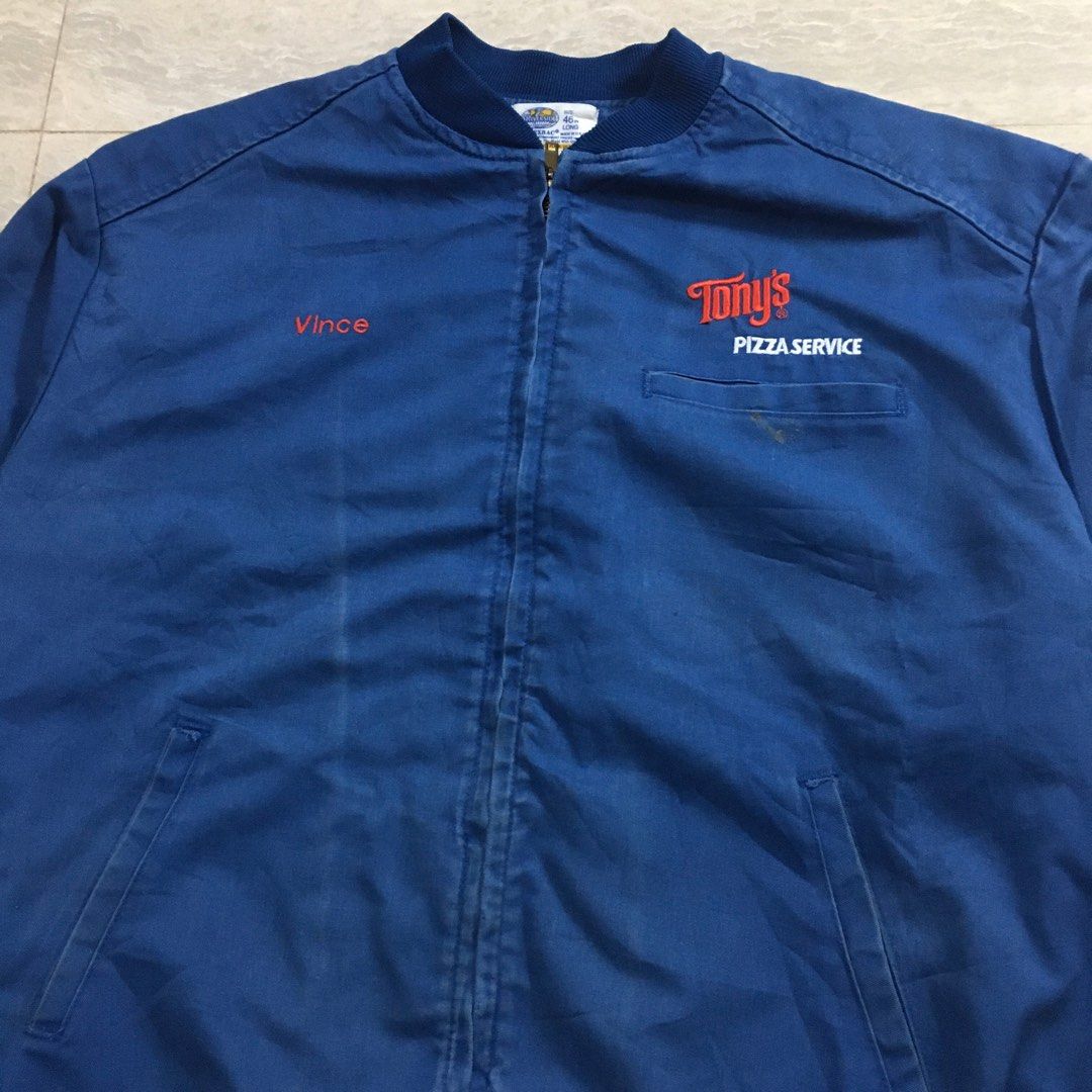 Vintage Tonys pizza work jacket, Men's Fashion, Coats, Jackets and ...