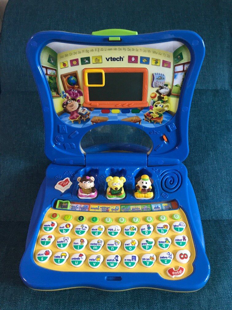 Vtech letter fun laptop, 兒童＆孕婦用品, 嬰兒玩具 - Carousell