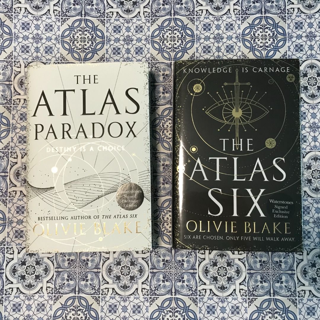 Waterstones Signed The Atlas Six & Atlas Paradox By Olivie Blake ...